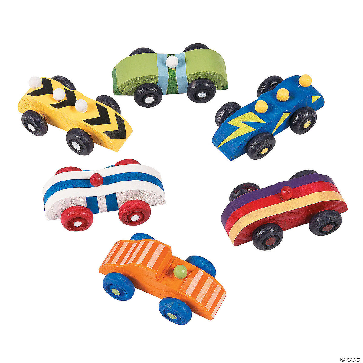 Unfinished Mini Wooden Cars VBS Craft 12 pack – Guildcraft Inc